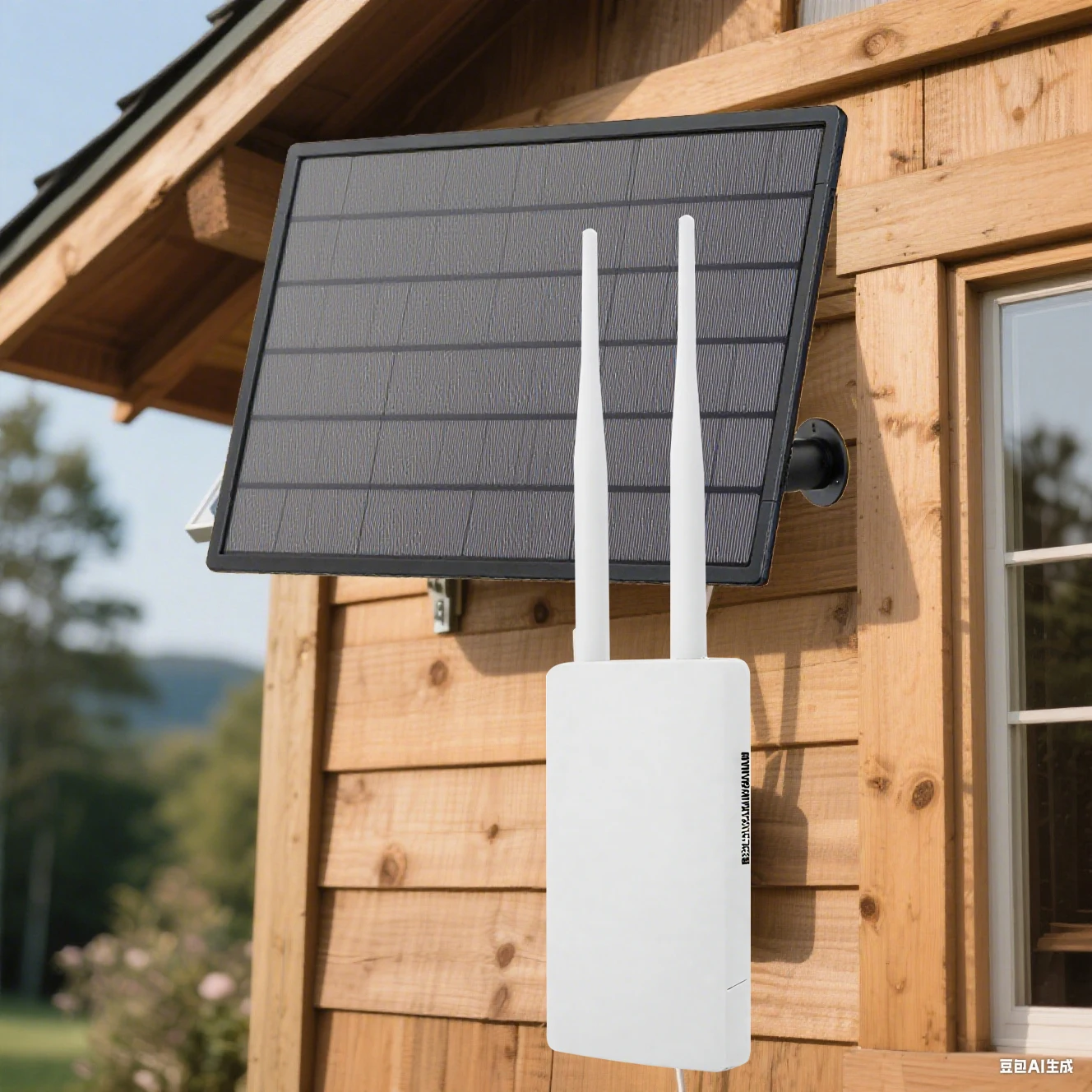 Outdoor 4G Router Wireless Solar Powered 18650 Battery with 3G GSM Sim ...