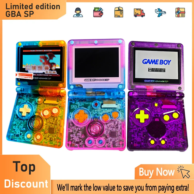 Original-Refurbished-GBA-SP-IPS-High-Brightness-Screen-Handheld-Game ...