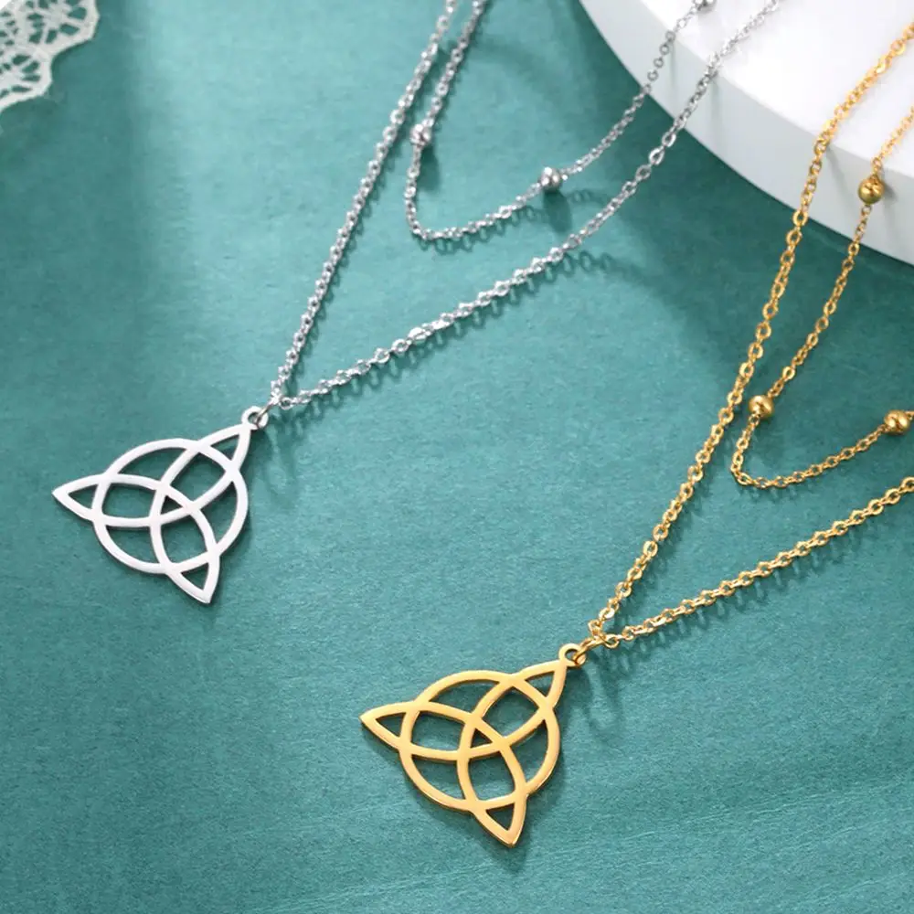 Why the Dawapara Triquetra Symbol Double Layer Necklace Is the Most ...