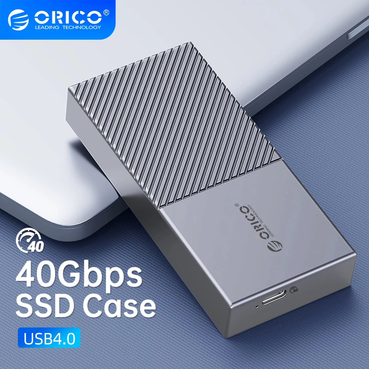 ORICO-40Gbps-USB4-NVMe-SSD-Enclosure-PCIe3-0x4-Aluminum-M-2-SSD-Case ...