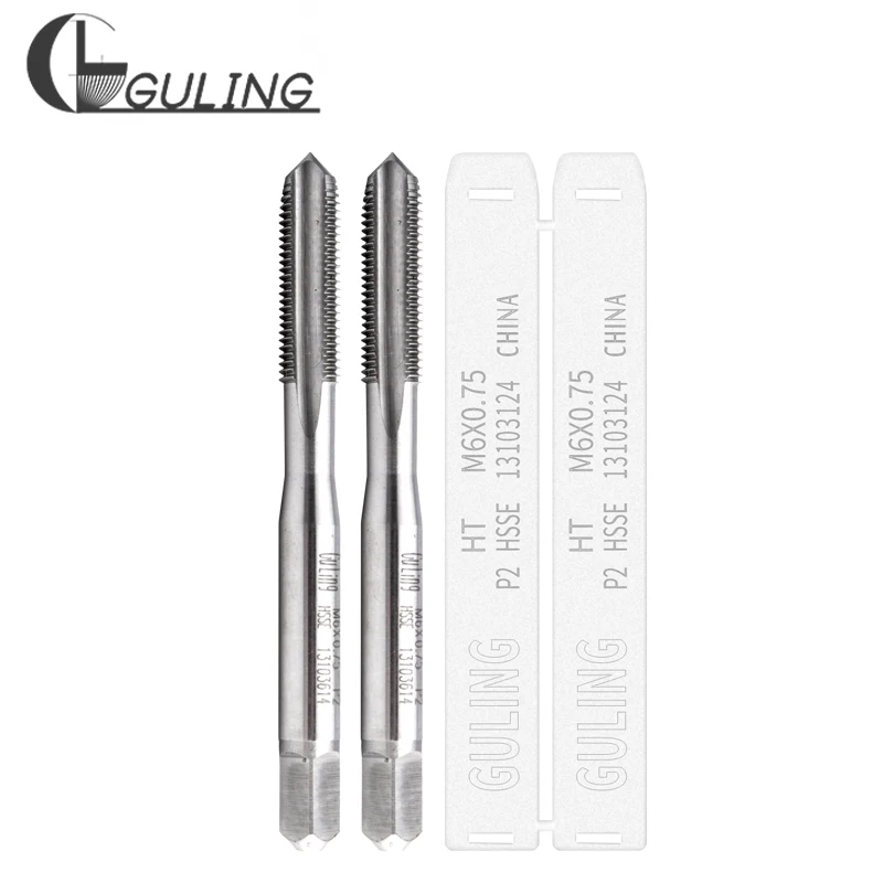GULING-HSSE-M35-Metric-Hand-Tap-M6X0-2-Screw-Straight-Groove-Fine ...