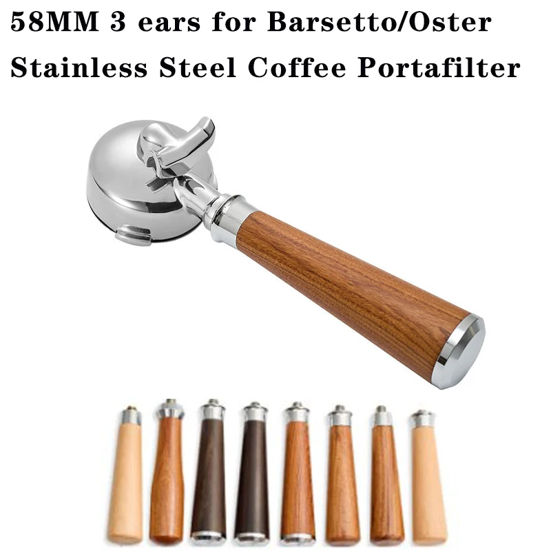 58MM-3-Ears-Stainless-Steel-Coffee-for-Portafilter-Barsetto-Oster ...