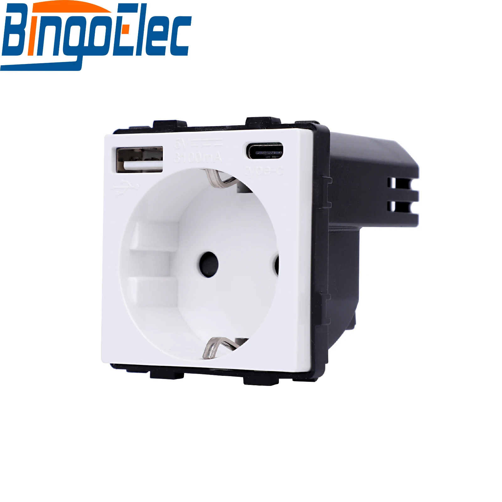 EU-Standard-USB-charging-Socket-Port-Part-Wall-Type-C-Power-Outlet ...