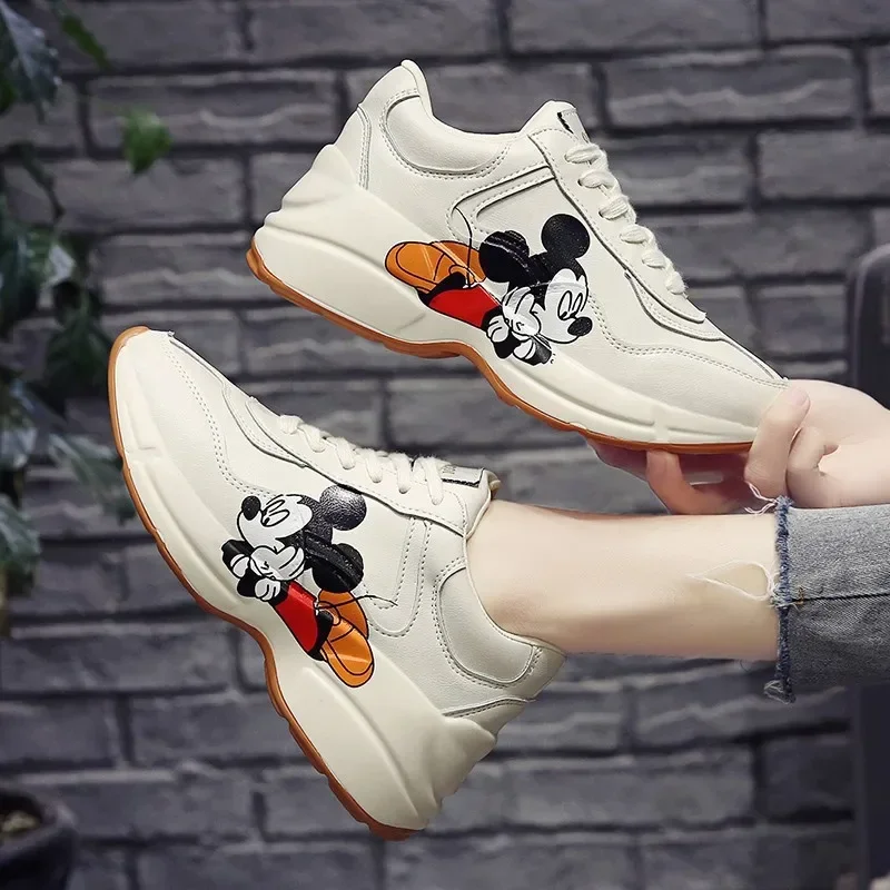 Disney-cartoon-Mickey-daddy-shoes-girl-new-ins-wild-Mickey-Mouse-sports-platform-platform-casual ...