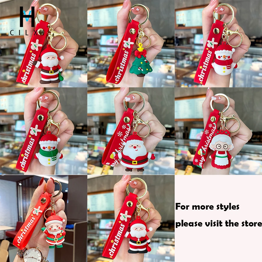 Christmas Keychain Cartoon Doll Mobile Ornament VhcilxiCute Cartoon ...
