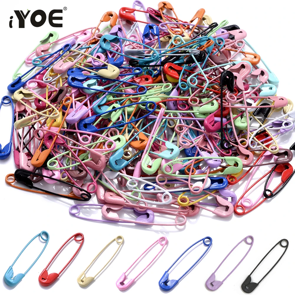 iYOE 30pcs 6x30mm Multicolor Brooch Pins Metal Safety Base Pins For ...