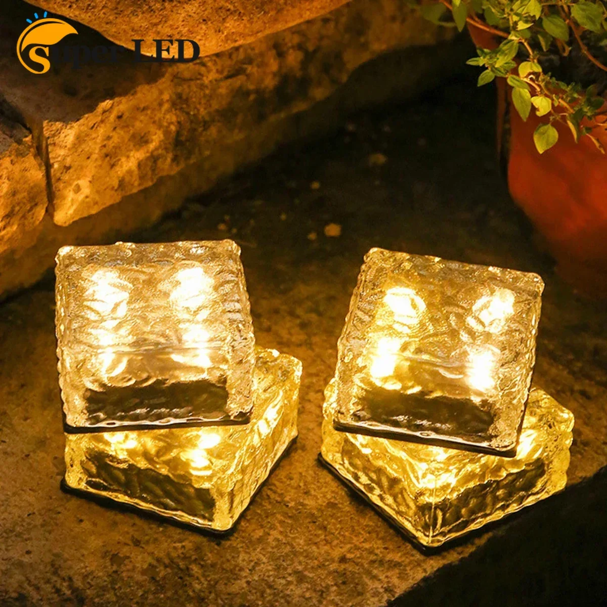 1pc-Outdoor-Garden-Ice-Cube-Light-LED-Solar-Brick-Light-Auto-ON-OFF ...