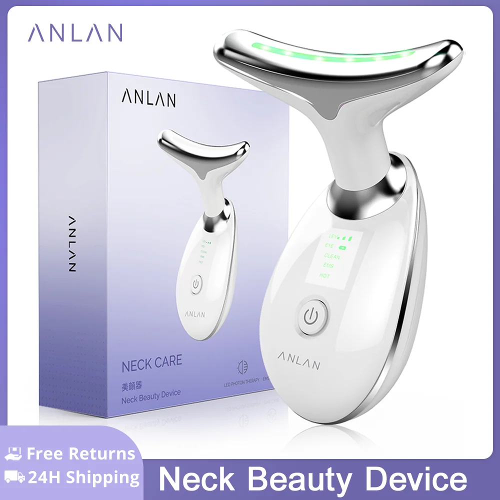 ANLAN-Neck-Face-Beauty-Device-3-Colors-LED-Photon-Therapy-Skin-Tighten ...