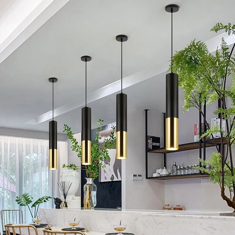 Modern-Long-Tube-LED-Pendant-Light-Home-Indoor-Decor-Lustre-Kitchen ...