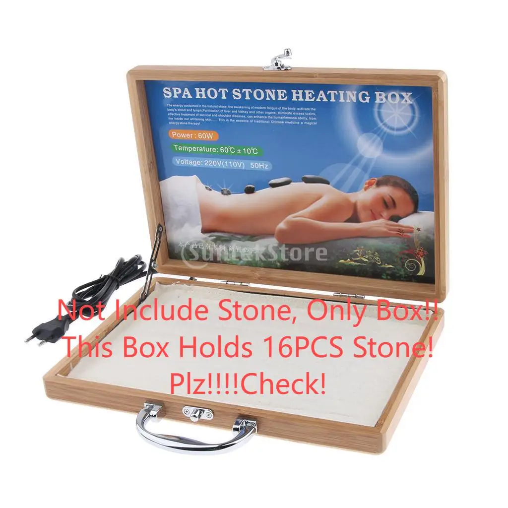 EU-Professional-SPA-Hot-Stone-Portable-Heating-Box-Holds-16Pcs-Massage ...