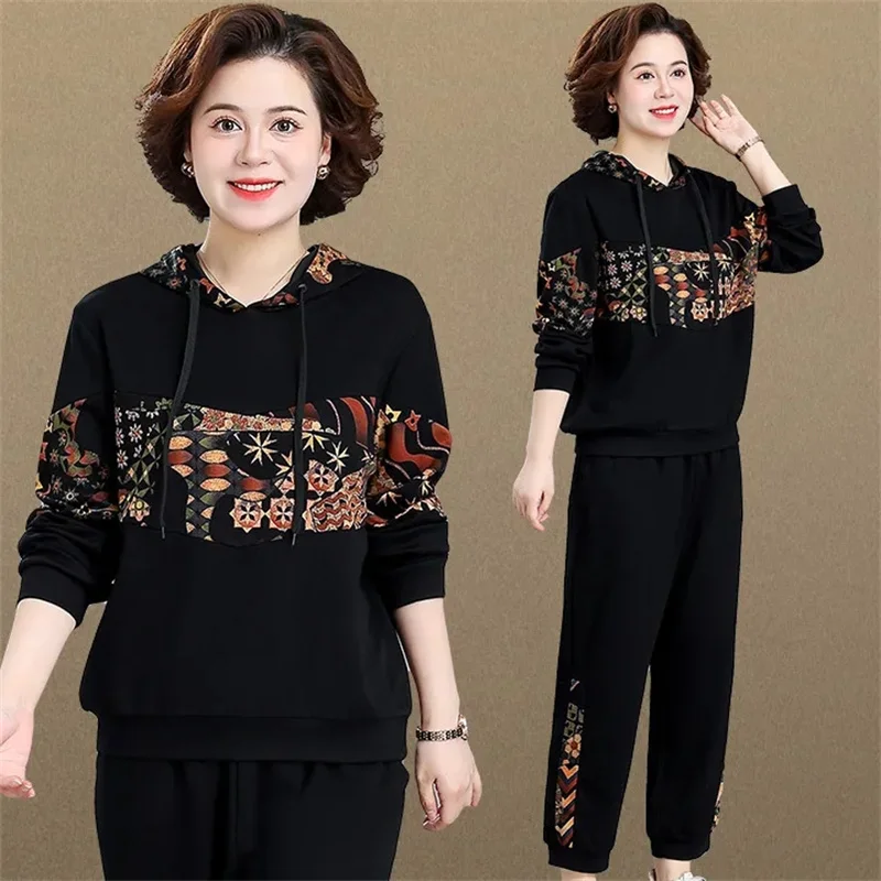 Ensemble-sportif-deux-pi-ces-pour-femme-grande-taille-6XL-printemps ...