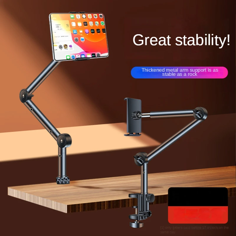 360-Adjustable-Long-Arm-Tablet-Holder-Stand-for-4-To-12-9inch-Tablet ...