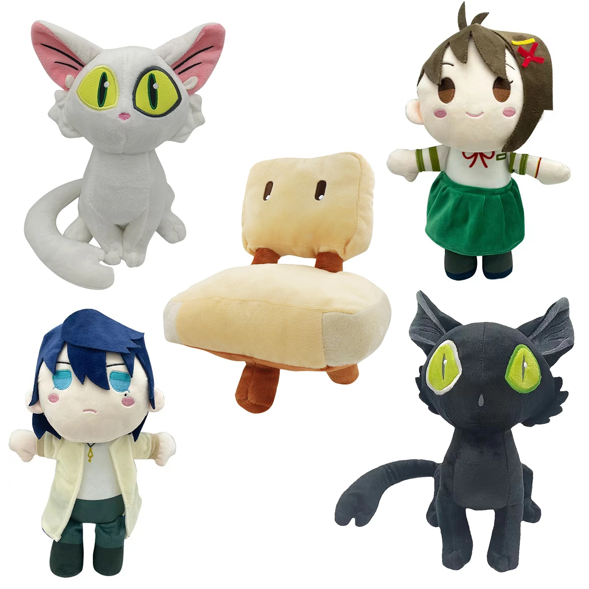 Suzume No Tojimari Plush Toy 다이진 Daijin Cat And Sadaijin Black Cat ...