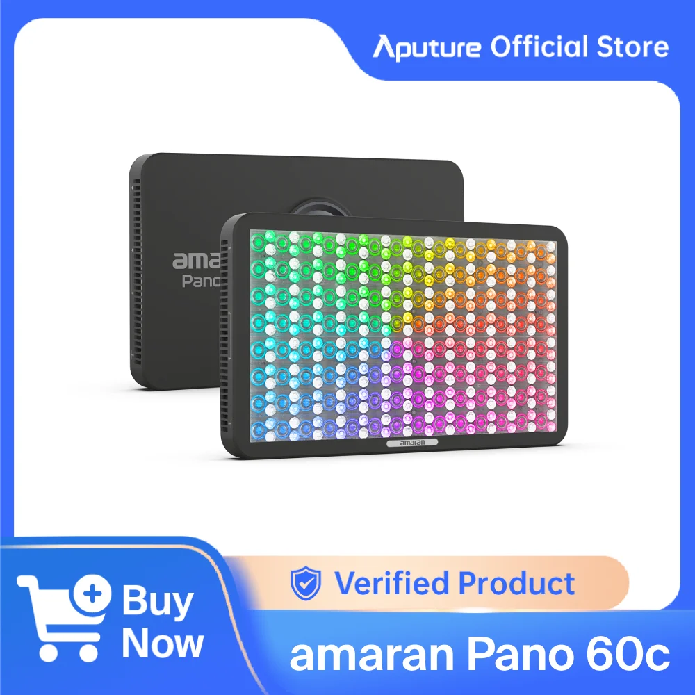 amaran Pano 60c 写真撮影ライト RGBWW 2300K-10000K