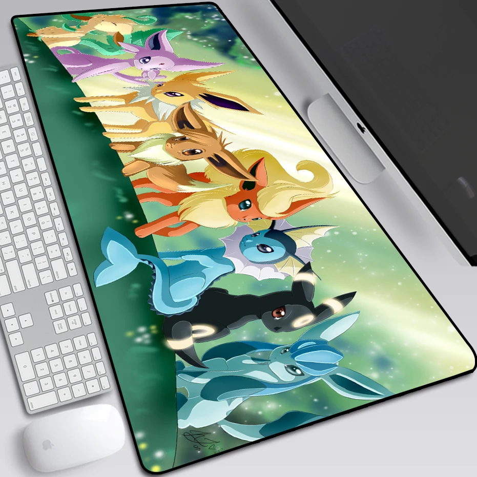Pokemon-Eevee-Family-Pikachu-Anime-Large-Pad-Mouse-Mat-Computer-Gamer ...