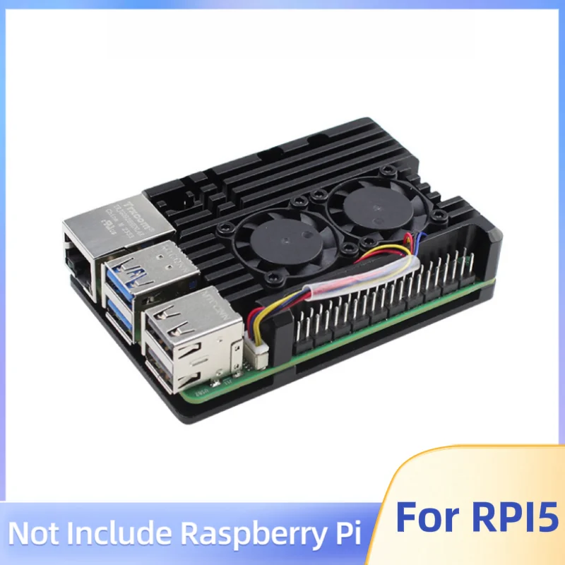 Raspberry-Pi-5-Aluminium-Alloy-Case-with-Adjustable-Speed-Dual-Cooling ...