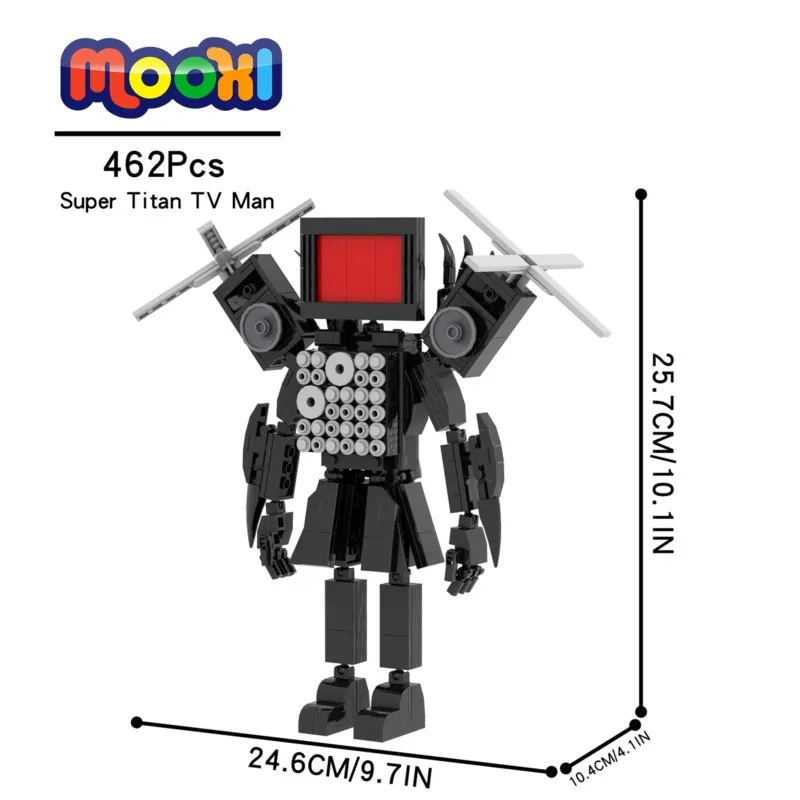 MOC1331-462PCS-Skibidi-Toilet-Character-Super-TitanTV-Man-Action-Figure ...