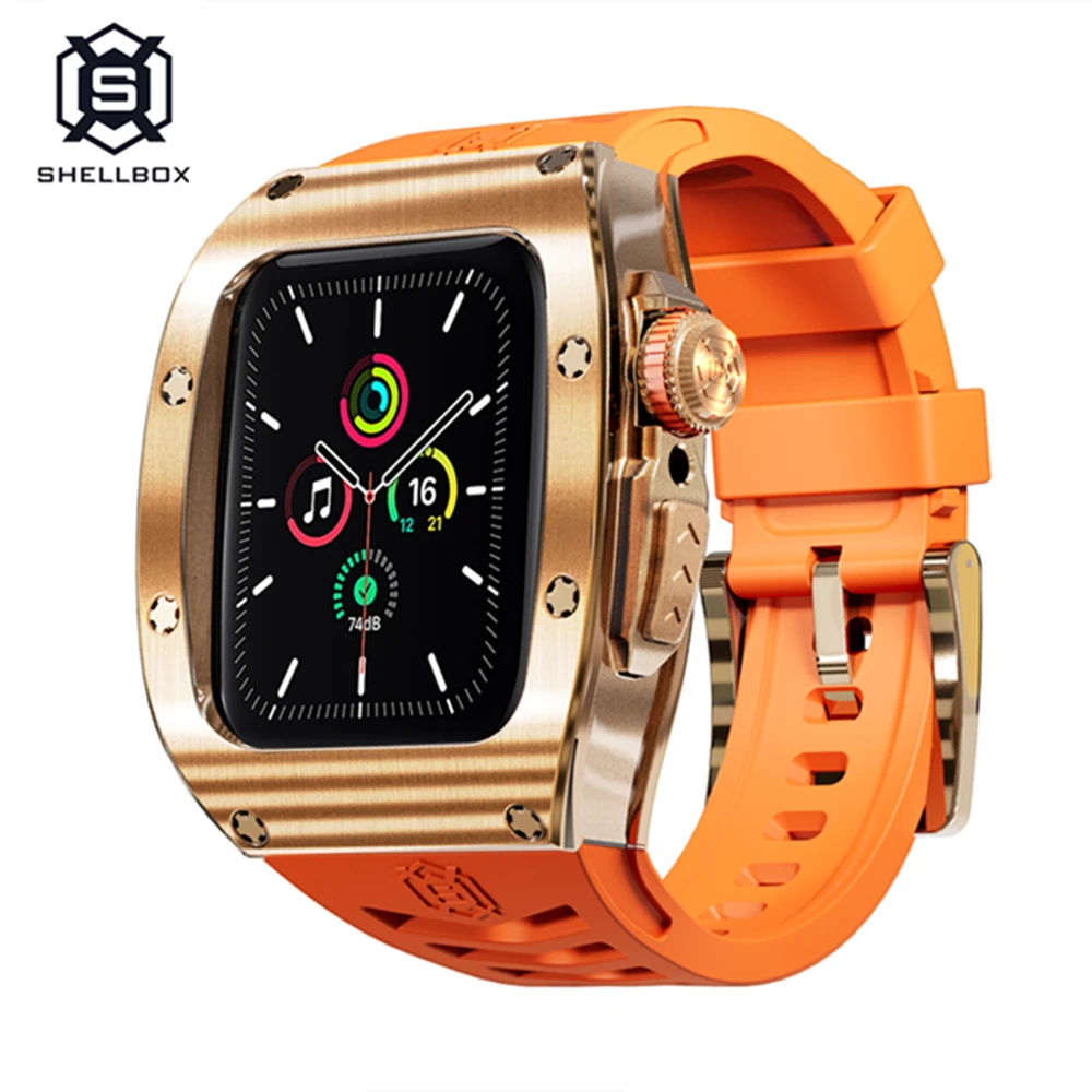 Heavy-Metal-Stainless-Steel-Rubber-Case-For-Apple-Watch-Ultra-2-Ultra-1 ...
