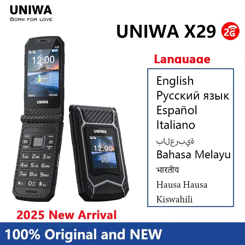 Why the UNIWA X29 Flip Phone with Russian Keyboard is the Best Choice ...