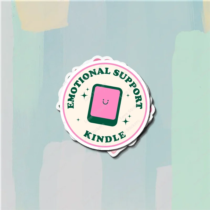 Emotional-Support-Kindle-5PCS-Stickers-for-Living-Room-Bumper-Anime ...
