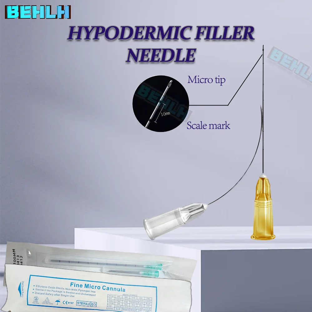 30-50pcs-Disposable-Blunt-Tip-Cannula-Needle-For-Filler-Injection-18G ...