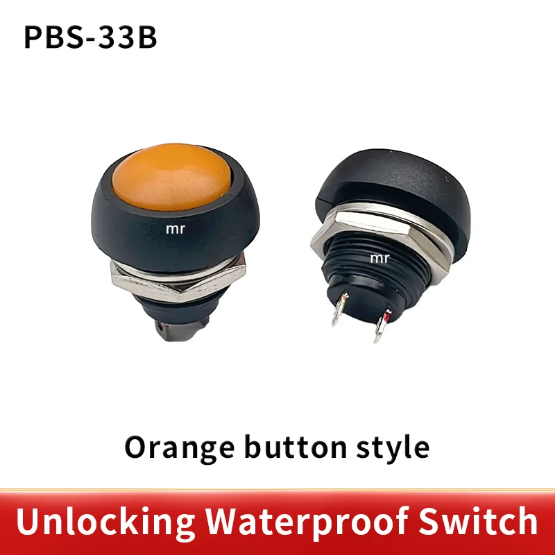 1Pcs-pbs-33b-2Pin-Mini-Switch-12mm-1A-waterproof-switch-pbs33b-12v ...