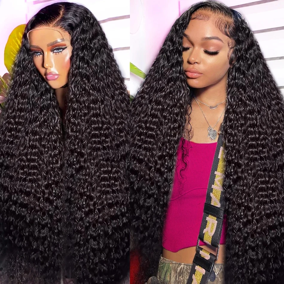 220-Transparent-HD-30-40-Inches-Deep-Wave-5x5-Glueless-Ready-To-Go-Wear ...