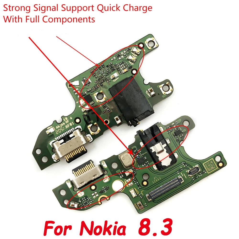 NEW-Tested-USB-Charging-Port-Charger-Board-Flex-Cable-For-Nokia-8-3 ...