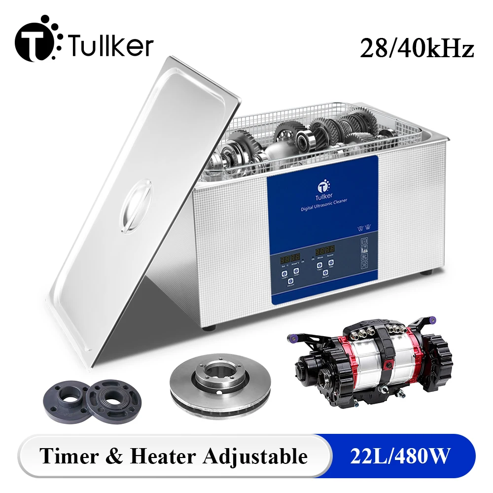 22L Ultrasonic Cleaner Bath Heated Carburetor Ultra Sonic Clean ...