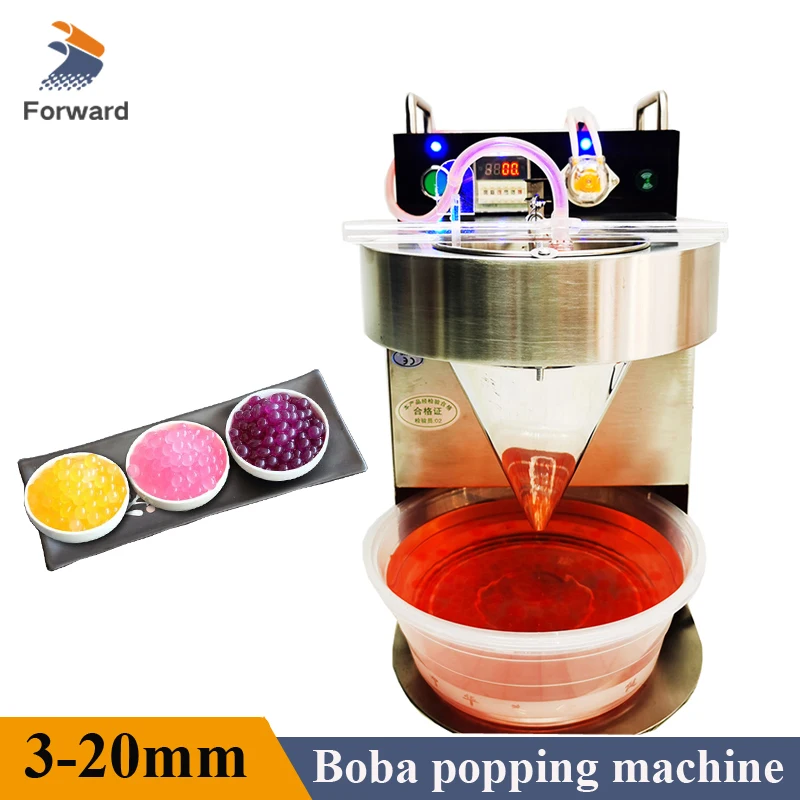 110V 220V Popping Jelly Pearl Ball Machine 3 20mm Poping Boba Making ...