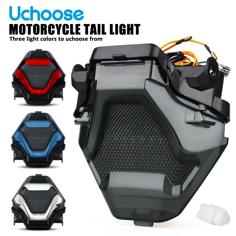 Motorcycle-Brake-Light-Tail-Lamp-With-LED-Turn-Signals-Replacement-For ...