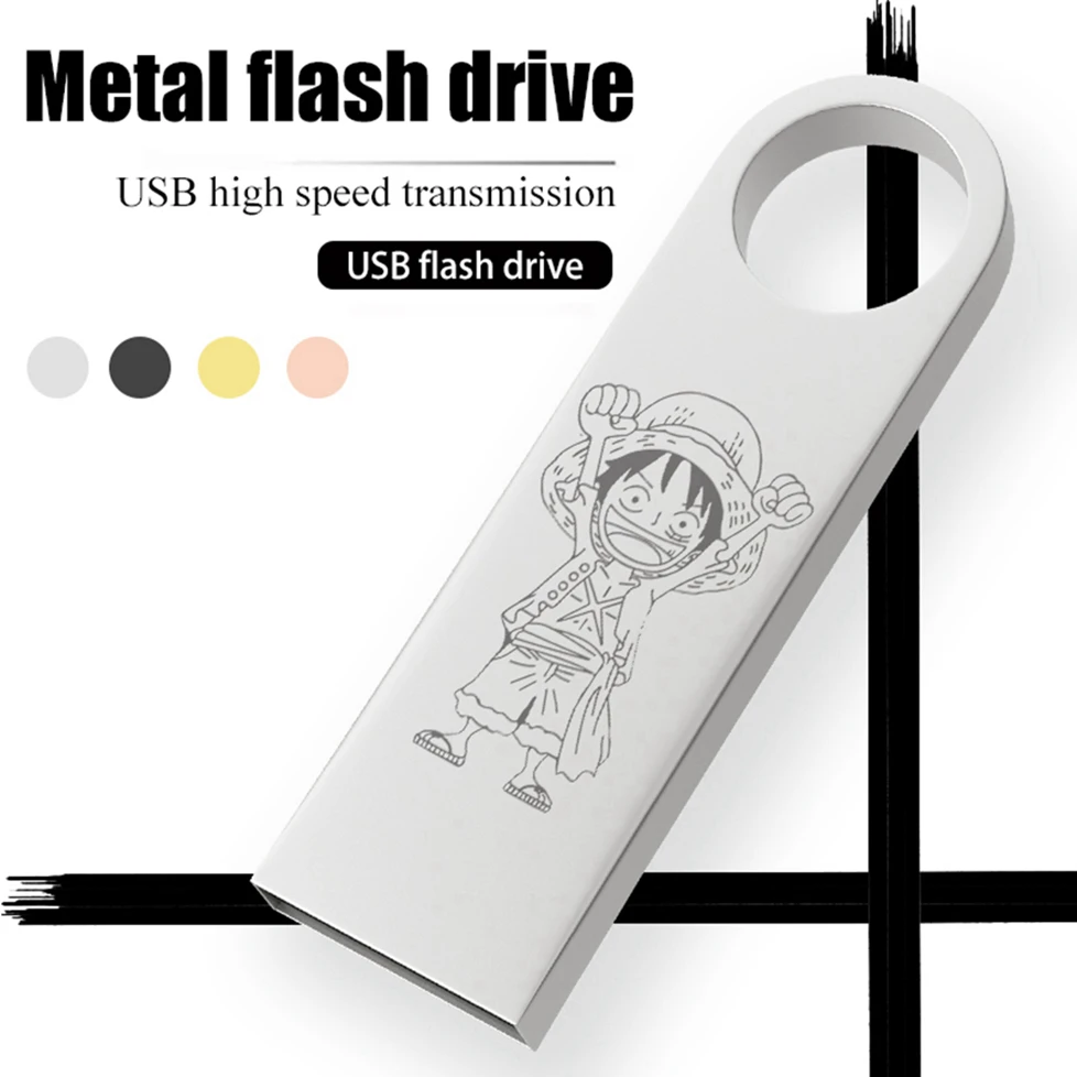 One Piece Luffy Metal Usb Flash Drives 64gb 32gb Pen Drive Usb 2.0 ...
