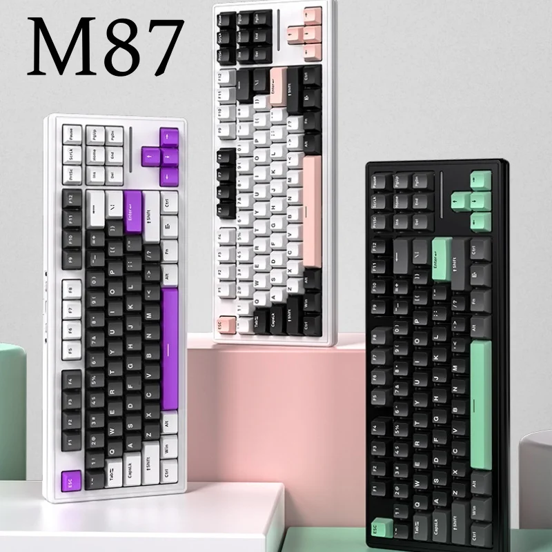 Attack-Shark-M87-Tri-Mode-Wireless-Bluetooth-Mechanical-Keyboard-Wired ...