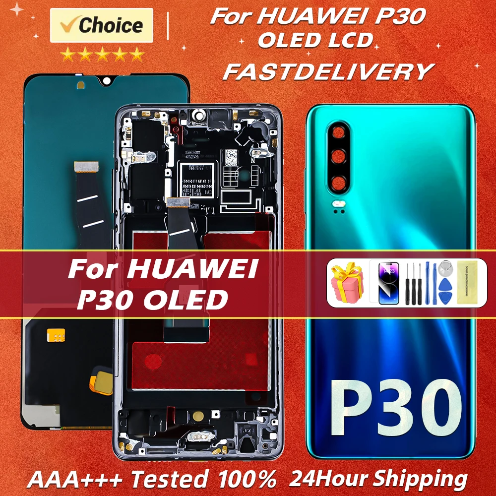 Pantalla-LCD-AAA-OLED-P30-para-Huawei-P30-Panel-digitalizador-t-ctil ...
