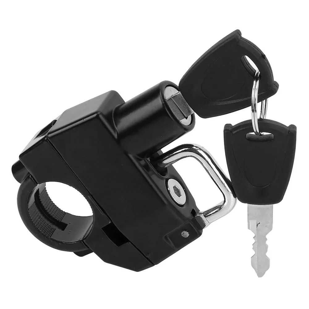 Durable-Portable-Key-Locking-Anti-theft-Helmet-Lock-Handlebar ...