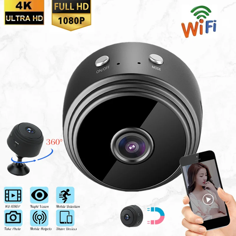 A9 Mini Kamera 1080P HD IP Kamera Smart Home Sicherheit Nacht ...