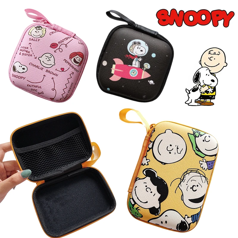 Snoopy estuche de almacenamiento de Cable de datos para auriculares ...
