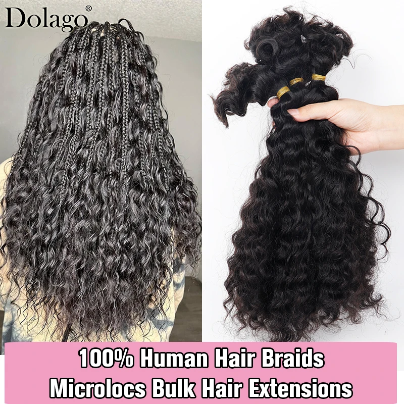 Loose-Wave-Microlocs-Hair-Extensions-Locks-Boho-Knotless-Human-Hair ...