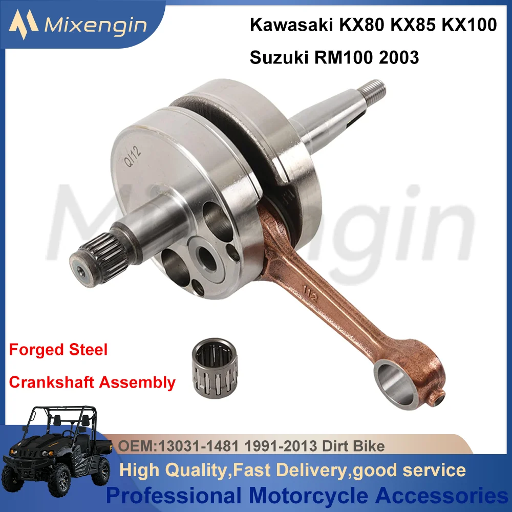 Crankshaft Assembly For Kawasaki KX80 91-00 KX85 01-05 KX100 95-13 ...