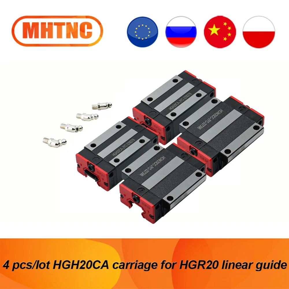 EU-warehouse-linear-guides-HGR20-carriages-4-PCS-lot-HGH20CA-blocks ...