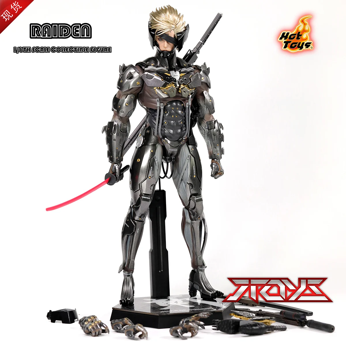 original HotToys HT VGM17 1:6 Metal Gear Rising: Revengeance Raiden ...