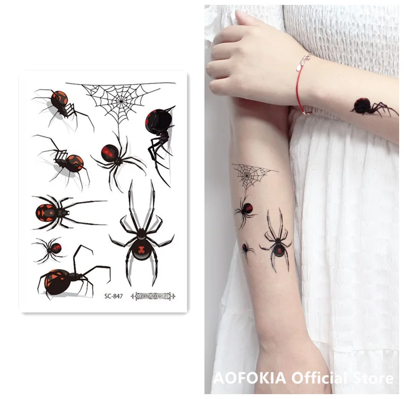 3d Spider Web Tattoo