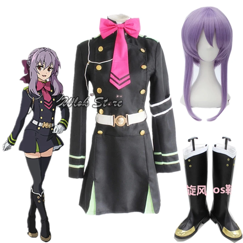 Anime Seraph Of The End Owari no Seraph Hiiragi Shinoa Cosplay Costumes ...