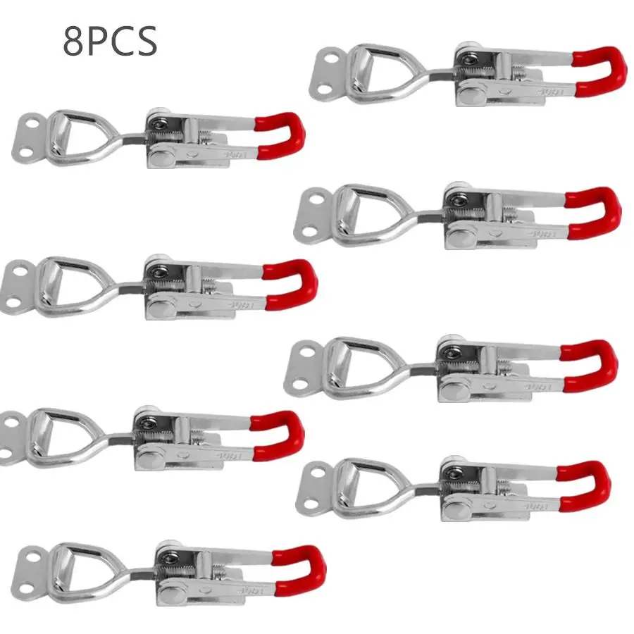 6PCS-Heavy-Iron-Adjustable-Buckle-Lock-Clamp-Box-Buckle-Clamp-Door-Bolt ...