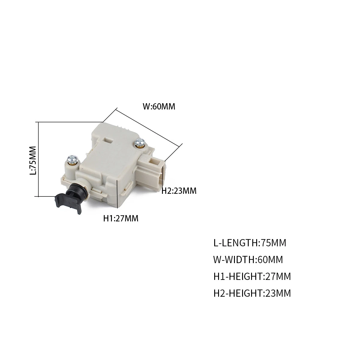 AA92-Trunk Lock Actuator Motor 3B5827061B 7L6959781 3B0959781C For Bora ...