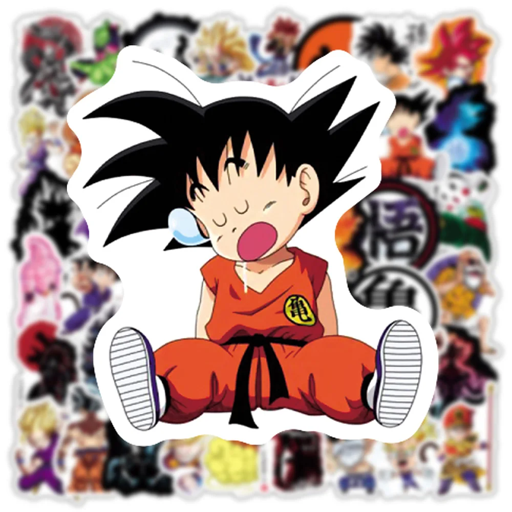 10-30-50-100PCS-Dragon-Ball-Son-Goku-Stickers-Anime-Cool-Cartoon-Decals ...