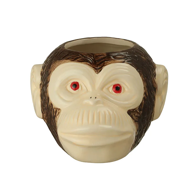 Ceramic-Monkey-Head-Tiki-Mug-Hawaii-Tiki-Mugs-Cocktail-Cup-Wine-Mug ...
