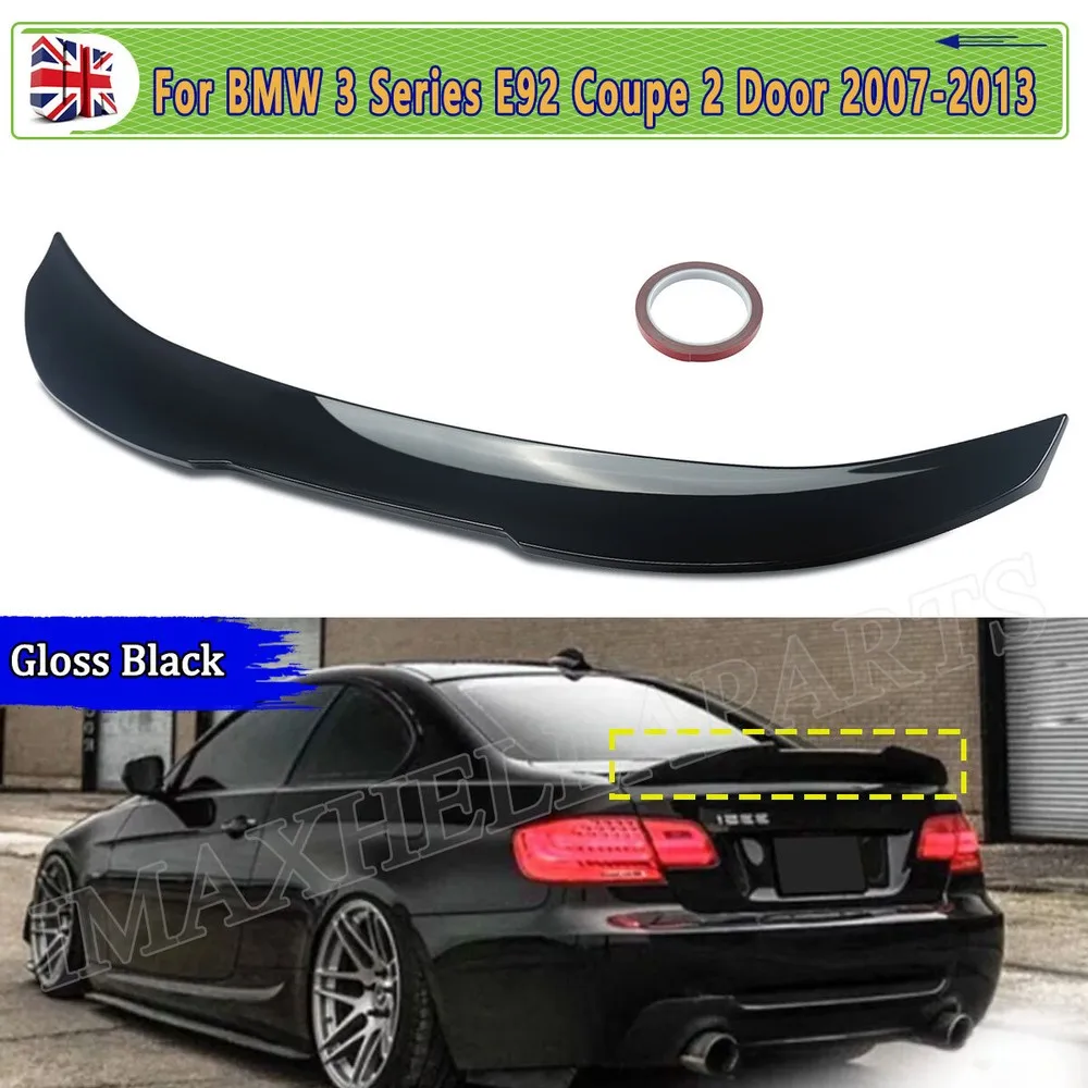 REAR BOOT TRUNK LIP SPOILER FOR BMW 3 SERIES E92 COUPE 320d 335d 316i ...