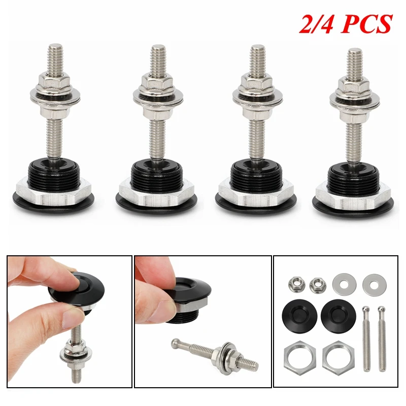 4pcs-Universal-Car-Latch-Push-Button-Billet-Quick-Release-Fasteners ...