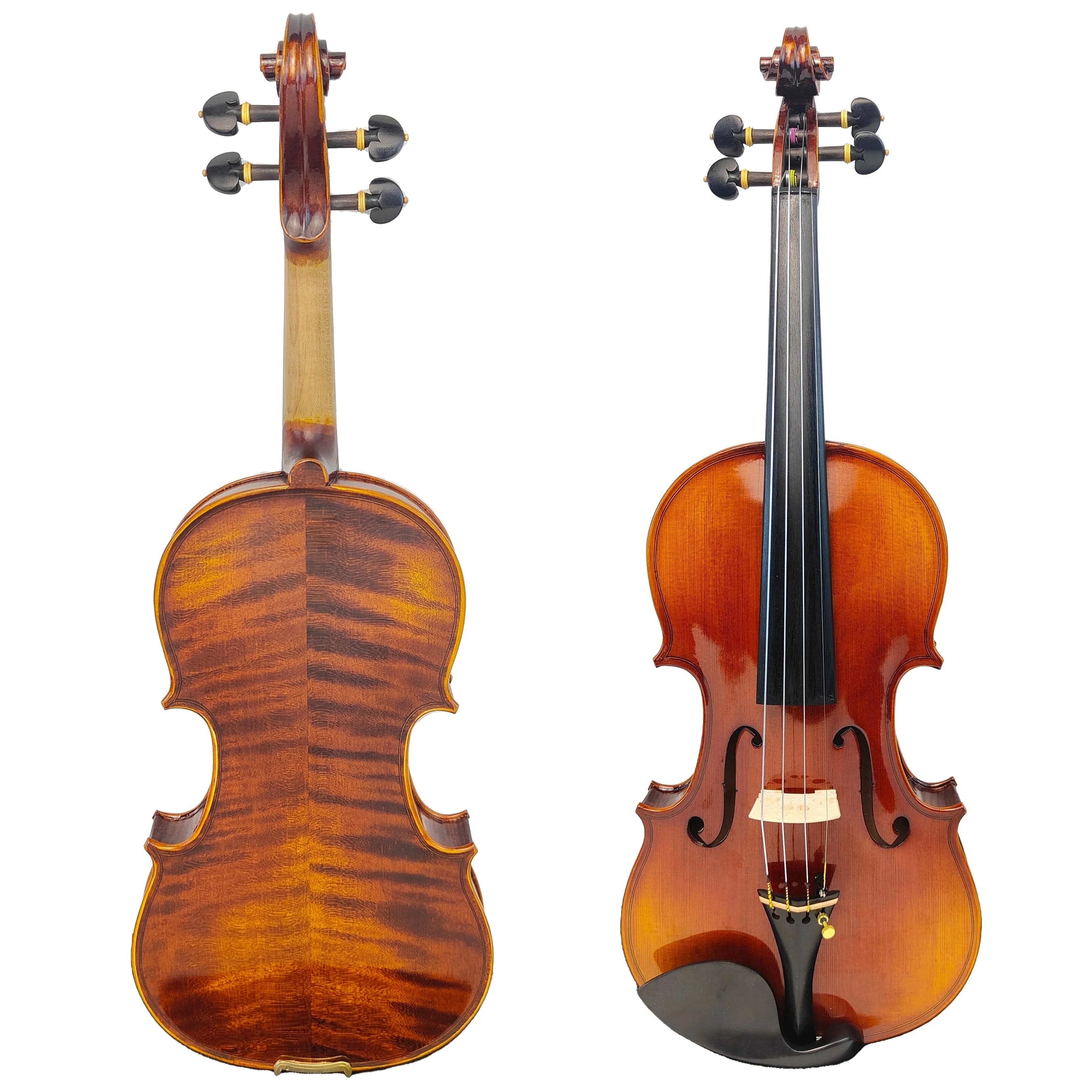 Juego de Violín de tigre de madera de abeto Natural de grado ...